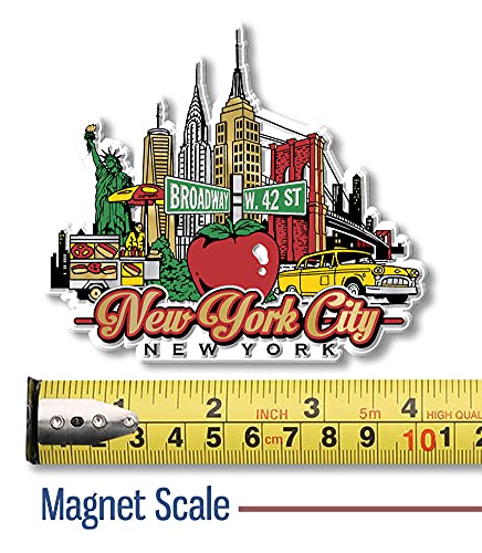 New York City Magnet by Classic Magnets, Collectible Souvenirs Made in The USA