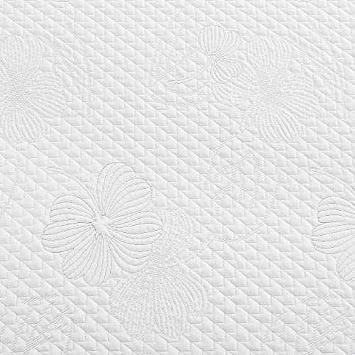 PrimaSleep 9 Inch Multi Layer Gel-Infused Memory Foam Mattress, Full, White