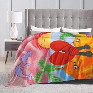 LIUZHUQIN Blanket Home Decor Warm Anti-Pilling Blanket Sofa Blankets Flannel Blankets Throw Blankets Air Conditioning Blankets 50"X40"