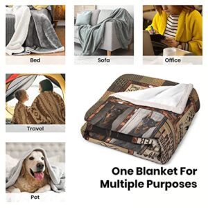 Doberman Blanket Ultra Soft Blankets Fall Throw Blanket Tapestry Throw for Mom Dad Daughter Dog Print Fleece Blanket - Blanket Small Dogs for Lover, Doberman Dog Blanket Gift (Large (80x60 inches))