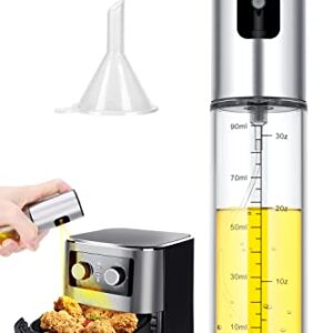 MISSOLO Oil Sprayer for Cooking, 100ml Glass Olive Oil Sprayer Mister, Oil Spray Bottle, Kitchen Gadgets Accessories, Oil Sprayer for Air Fryer, Cooking, Barbecue, Salad, Baking