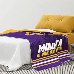 Yieking Custom Blanket for Bed Add Name and Number Gifts for Men Football City Winter Throw Blankets, 40" x 50", 50" x 60", 60" x 80"