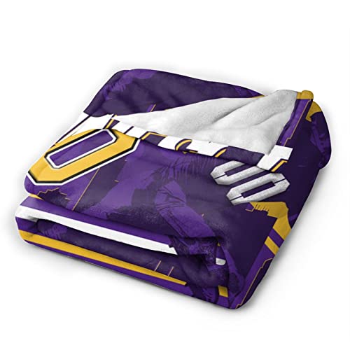 Yieking Custom Blanket for Bed Add Name and Number Gifts for Men Football City Winter Throw Blankets, 40" x 50", 50" x 60", 60" x 80"