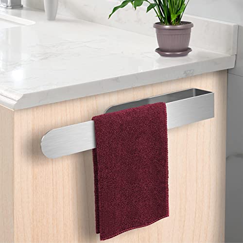 LUSUNGOLD Towel Rack,Command Damage Free Hand Towel Holder for Dry Towel/Wet Towel,Bathroom Hand Towel Holder,Washcloth Holder,Self Adhesive Towel Holder,Stainless Steel Towel Bar.