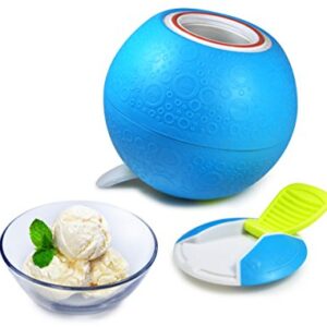 Yay Labs SoftShell Ice Cream Ball Blue, Pint Size