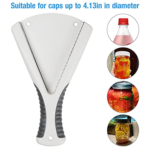 Jar Opener, Ideal Bottle Opener, Effortless to Unscrew Any-Sized Lid, Lids Opener Suitable for Weak Hands or Seniors with Arthritis, TWO USAGES | Easy Grip Jar Opener & Under Cabinet Jar Opener