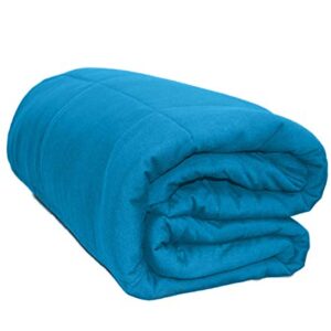 Yogibo CozyBo All-Season Blanket, Lightweight, Soft, Cozy, Sensory Blanket Filled with Special FiBeads, Turquoise