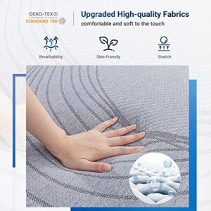 Avenco Queen Mattress, 10 Inch Queen Size Mattress in a Box with Gel Memory Foam & Breathable Cover for Cool Sleep, Pressure Relieving, Queen Bed Mattress Medium Firm Supportive, CertiPUR-US Certified