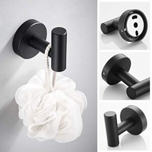 Maxforte Hand Towel Holder for Bathroom Hardware Set Heavy Duty Towel Racks Wall Mount Bathroom Décor Stainless Steel Matte Black