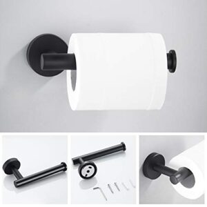 Maxforte Hand Towel Holder for Bathroom Hardware Set Heavy Duty Towel Racks Wall Mount Bathroom Décor Stainless Steel Matte Black