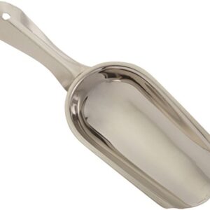 4 Ounce Stainless Steel Ice Scoop