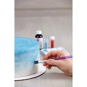 Wilton Cake Decorating Tools 5-Piece Brush Set, Synthetic bristles