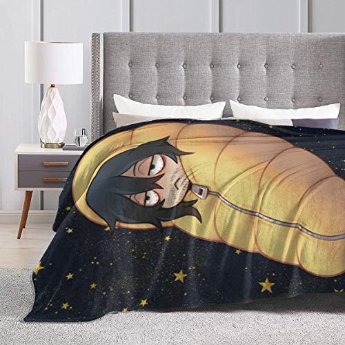 Darkt Burrito Shota Aizawa Flannel Air Conditioning Blanket Warm Throw Blanket Quilt Suitable All Seasons for Couch Bed Sofa 80x60 Inch for Adult