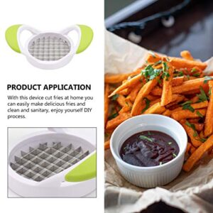 DOITOOL 1PC Multi- purpose Potato Cutting Device, Stainless Steel French Fry Cutter, Square Sharp Potato Slicer for Restaurant Home Kitchen