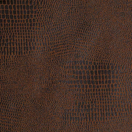 Carstens, INC Wyoming Faux Leather Throw Blanket, One Size, Brown