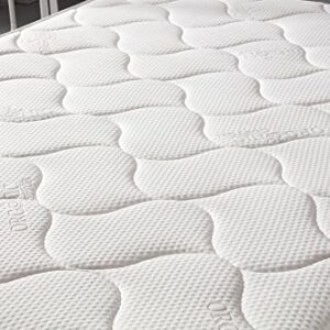 Smith & Oliver Cool Memory Foam & Pocket Spring Oliver Smith Organic 10 inch Mattress, Queen 2019, White