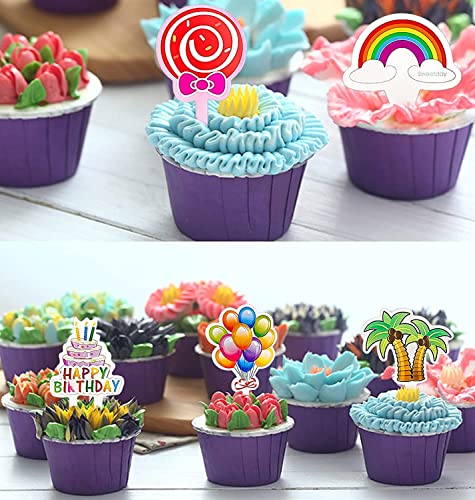 Russian Piping Tips 56 Pcs Cake Decorating Kit, 12 Flower Piping Tips, Leaf Icing Frosting Tips Nozzles Pastry Bags Baking Supplies Kit for Cupcake Cookies Birthday Party Baking Gifts