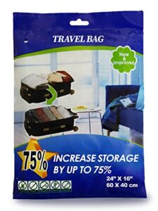 travellitebags 10pack medium size rolling space saving compression storage bags, 60cmx40cm