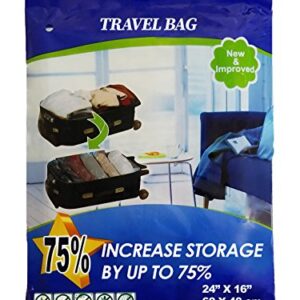 TravelLiteBags 10Pack Medium Size Rolling Space Saving Compression Storage Bags, 60cmX40cm