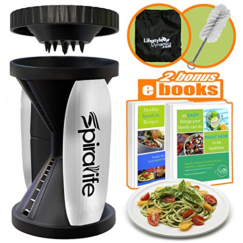 Original SpiraLife Spiralizer Vegetable Slicer – Vegetable Spiralizer - Spiral Slicer Cutter