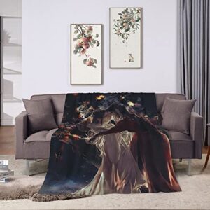 Anime Heaven Official'S Blessing Flannel Fleece Blanket, Lightweight Cozy Couch Bed Super Soft and Warm Throw Blanket