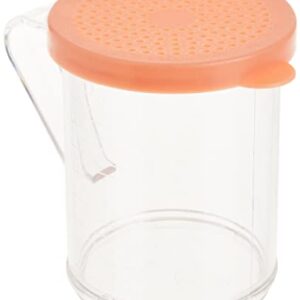 WINCO Dredge with snap on Lids, Clear