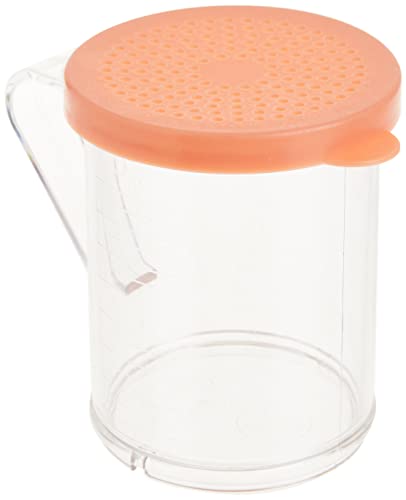 WINCO Dredge with snap on Lids, Clear