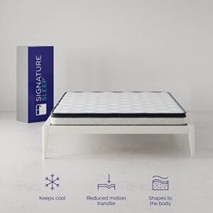 Signature Sleep Essential 6" EuroTop Gel Memory Foam and Innerspring Hybrid Mattress, Queen