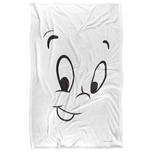 Casper The Friendly Ghost Face Officially Licensed Silky Touch Super Soft Throw Blanket 36" x 58"