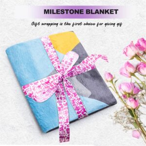 Luwen Ventures Adult Milestone Blanket to Create Lasting Memories | Premium Adult Milestone Blanket | Includes Fun Yellow Rings