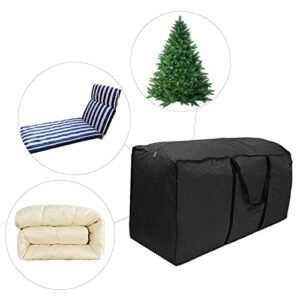 Ousyaah Christmas Tree Storage Bag, Foldable Closet Organizer Waterproof Cushion Storage Moving Bags with Durable Handles and Zipper, Storage Totes for Clothes and Quilt (68'')