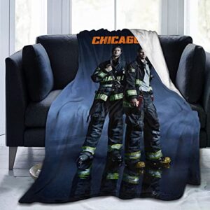 comfortable ultra-soft micro fleece blanket,kelly severide fleece blankets for sofa bed travel 50"x40"