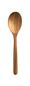 wood spoon, healthy acacia wooden cooking spoons, durable kitchen serving spoon scooper, non scratch wood ladle tableware for cooking, serving salad, stirring soup, easy to use