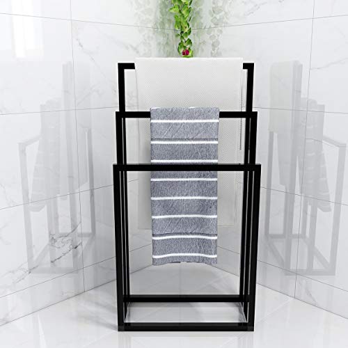 Trlec Metal Freestanding Towel Rack 3 Tiers Hand Towel Holder Organizer for Bathroom Accessories