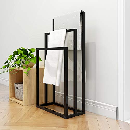 Trlec Metal Freestanding Towel Rack 3 Tiers Hand Towel Holder Organizer for Bathroom Accessories