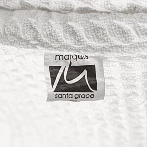 Santa Grace Honeycomb Thermal Waffle Blanket 100% Cotton Queen Ivory