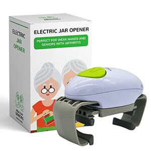 healthy seniors electric jar opener for seniors with arthritis, weak or rheumatoid hands