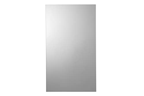 Croydex Mallard Single Door, Recessed or Surface Mount, Hang 'n' Lock Easy Installation Medicine Cabinet, 15W x 26H, Aluminum