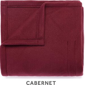 Sunbeam Royal Ultra Cabernet Heated Personal Throw / Blanket, Cozy-Warm, Adjustable Heat Settings