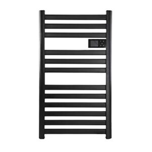 taohihi black towel racks for bathroom,small stainless steel towel bar, multifunction 6-tube wall mount towel holder hotel style, bathroom accessories