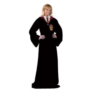 harry potter comfy throw - gryffindor robes fleece blanket sleeves