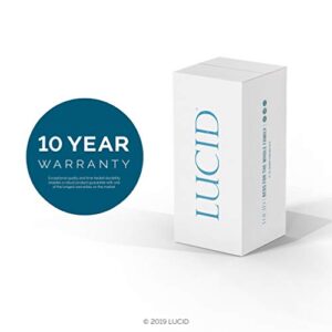 LUCID 10 Inch 2019 Gel Memory Foam Mattress - Medium Firm Feel - CertiPUR-US Certified, Queen