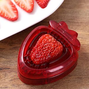 Strawberry Slicer Kitchen Gadget Fruit Cutter - Boiled Egg Slicer for Hard Boiled Eggs Slicer Stainless Steel Wire - Avocado Slicer Tool Tomato Slicer Stainless Steel Food Chopper Fruit Shape Cutters