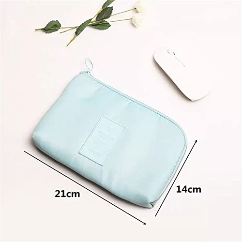 KFJBX Storage Box Makeup Bag Cable Bag Portable Digital Organizer Gadget Case Cellphone Charge