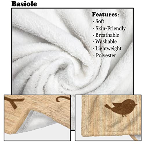 Basiole 55th Anniversary Wedding Gifts for Couple, 55th Anniversary Blanket, Best 55 Anniversary for Husband Wife Parents Gifts, Gift for 55 Years of Marriage Decor Throw Blankets 50"X60"