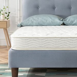 Best Price Mattress 6 Inch Tight Top Innerspring Mattress - Comfort Foam Top with Bonnell Spring Base, CertiPUR-US Certified Foam, Full, White