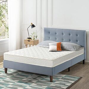 Best Price Mattress 6 Inch Tight Top Innerspring Mattress - Comfort Foam Top with Bonnell Spring Base, CertiPUR-US Certified Foam, Full, White