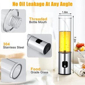 Oil Sprayer for Cooking, 100ml Olive Oil Dispenser, Cooking Oil Spray Bottle, Vinegar Soy Sauce Dispenser, Oil Mister for air fryer kitchen gadgets accessories, for Cooking Baking Roasting Frying Use