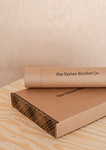 The Tartan Blanket Co. Recycled Wool Blanket Stewart Natural Dress Tartan (59" x 75")