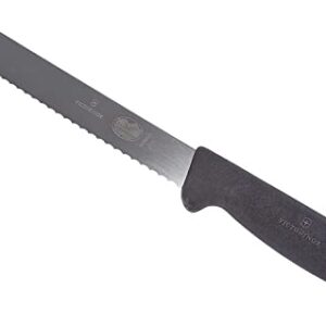 Victorinox Fibrox 8-Inch Serrated Bread Knife with Black Handle